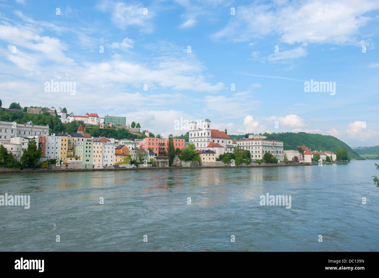 Europe, Germany, Bavaria, Passau, Danube River Stock Photo - Alamy