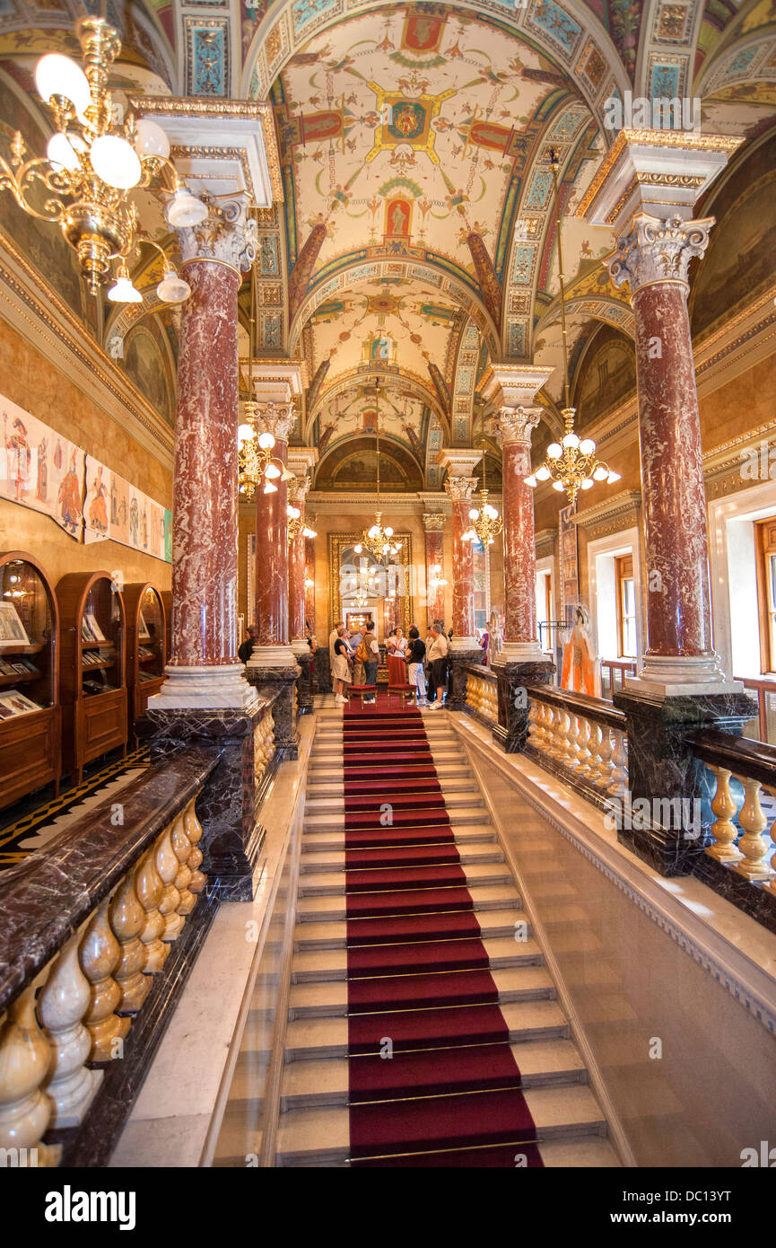 Europe, Hungary, Budapest, Opera House, staircase Stock Photo - Alamy