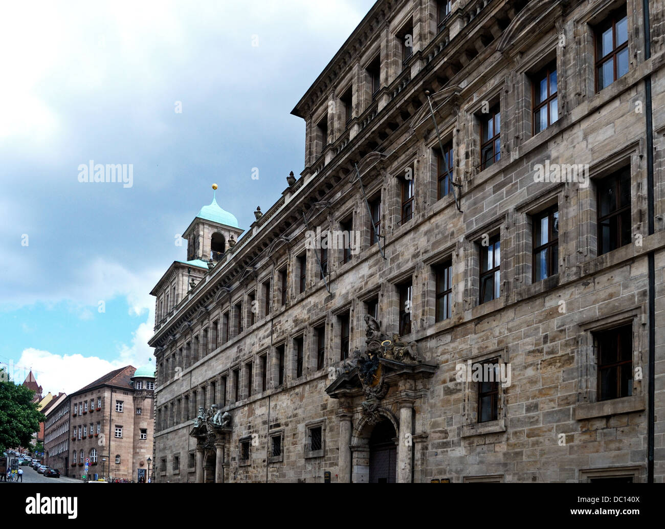 The town hall (Rathaus), Nuremberg, Bavaria, Germany, Western Europe ...