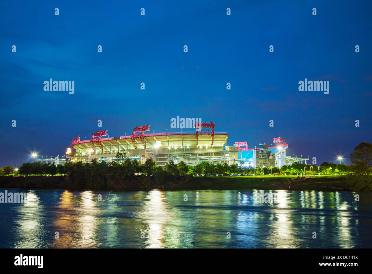 LP Field early in the morning in Nashville on May 02, 2013. The stadium ...