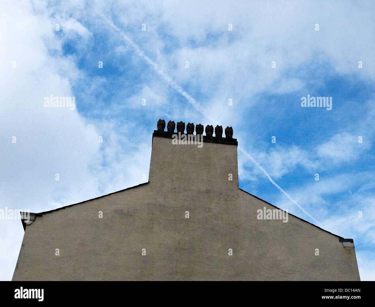 Chimneys, and lots of it, UK Stock Photo - Alamy