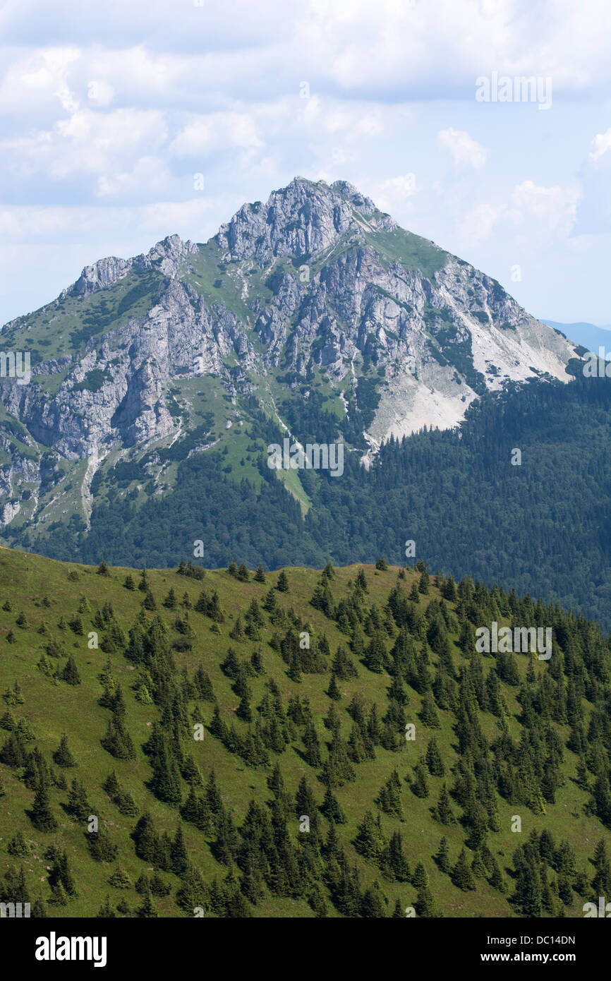 Big Rozsutec peak (Velky Rozsutec) in Mala Fatra mountain, Slovak ...