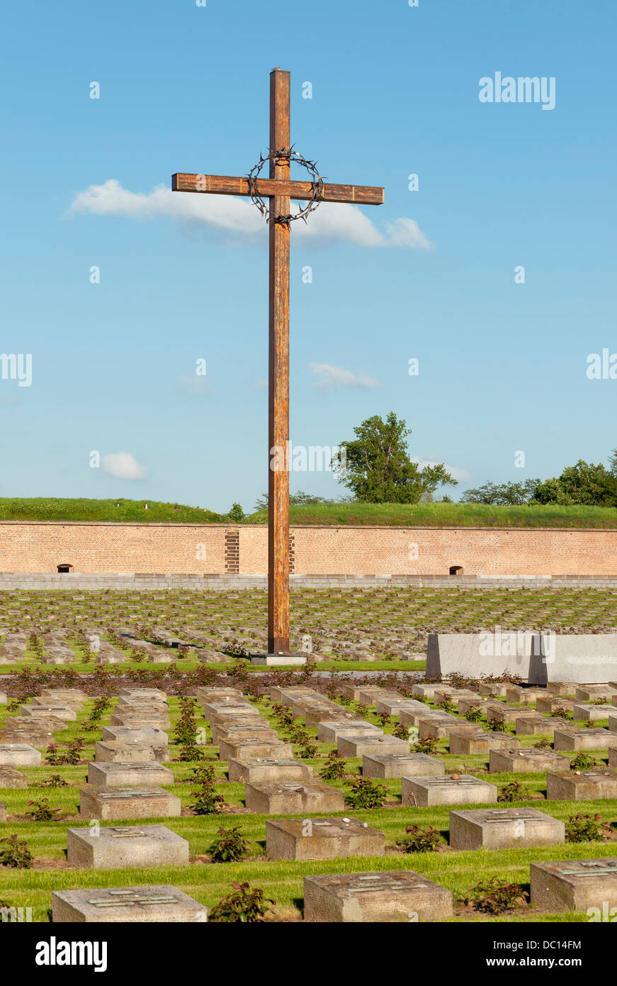 Jewish Cemetery in front of the Small Fortress, Terezin Memorial, Czech ...