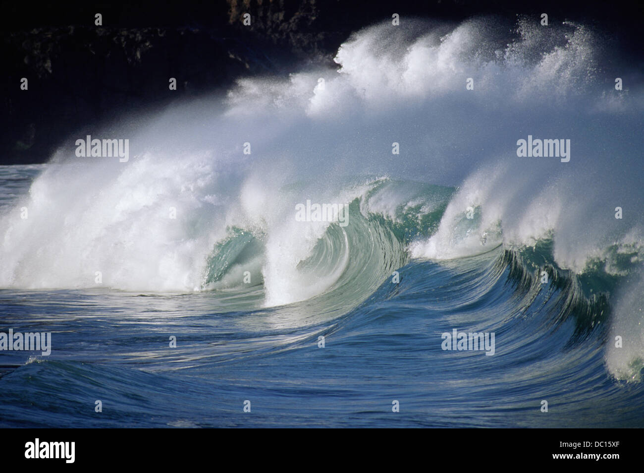 Wave, Waimea Bay, Oahu, Hawaii Stock Photo - Alamy