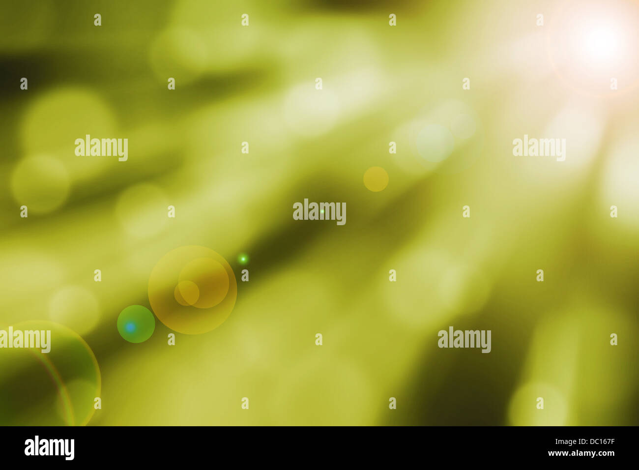 abstract magic sun flares and light rays background Stock Photo - Alamy