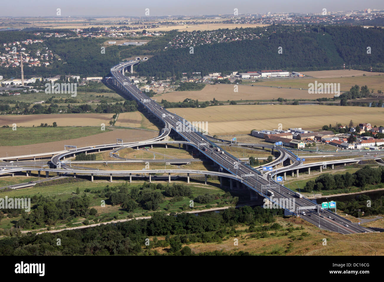 Czech Republic, transportation, travel, traffic, Prague City Orbital ...