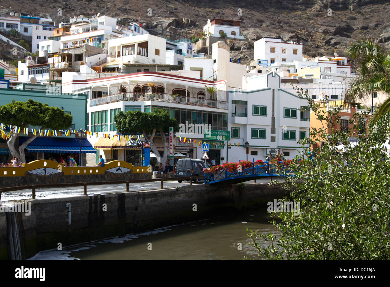 Puerto De Mogan Stock Photo - Alamy