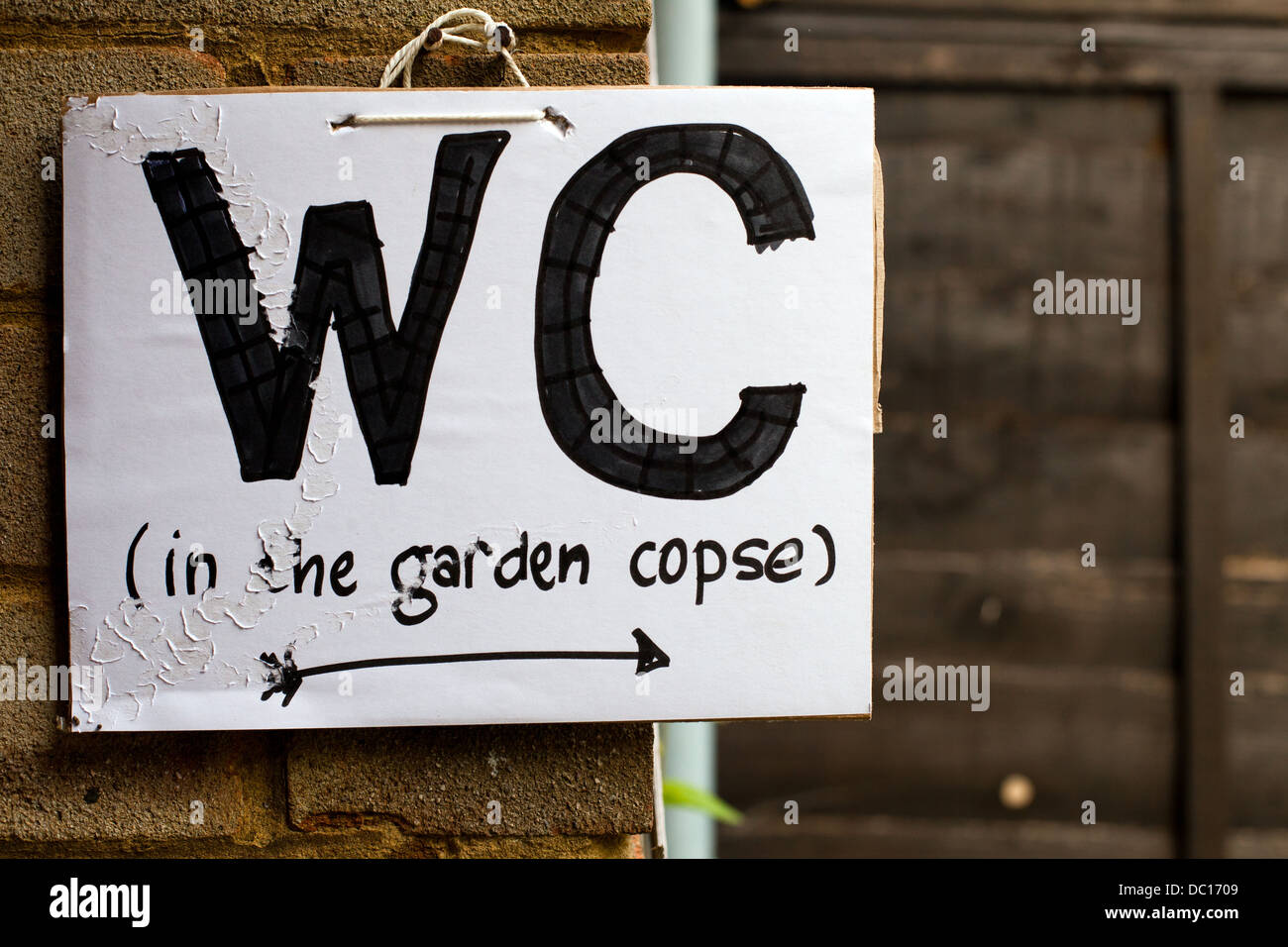 Water closet sign hi-res stock photography and images - Alamy