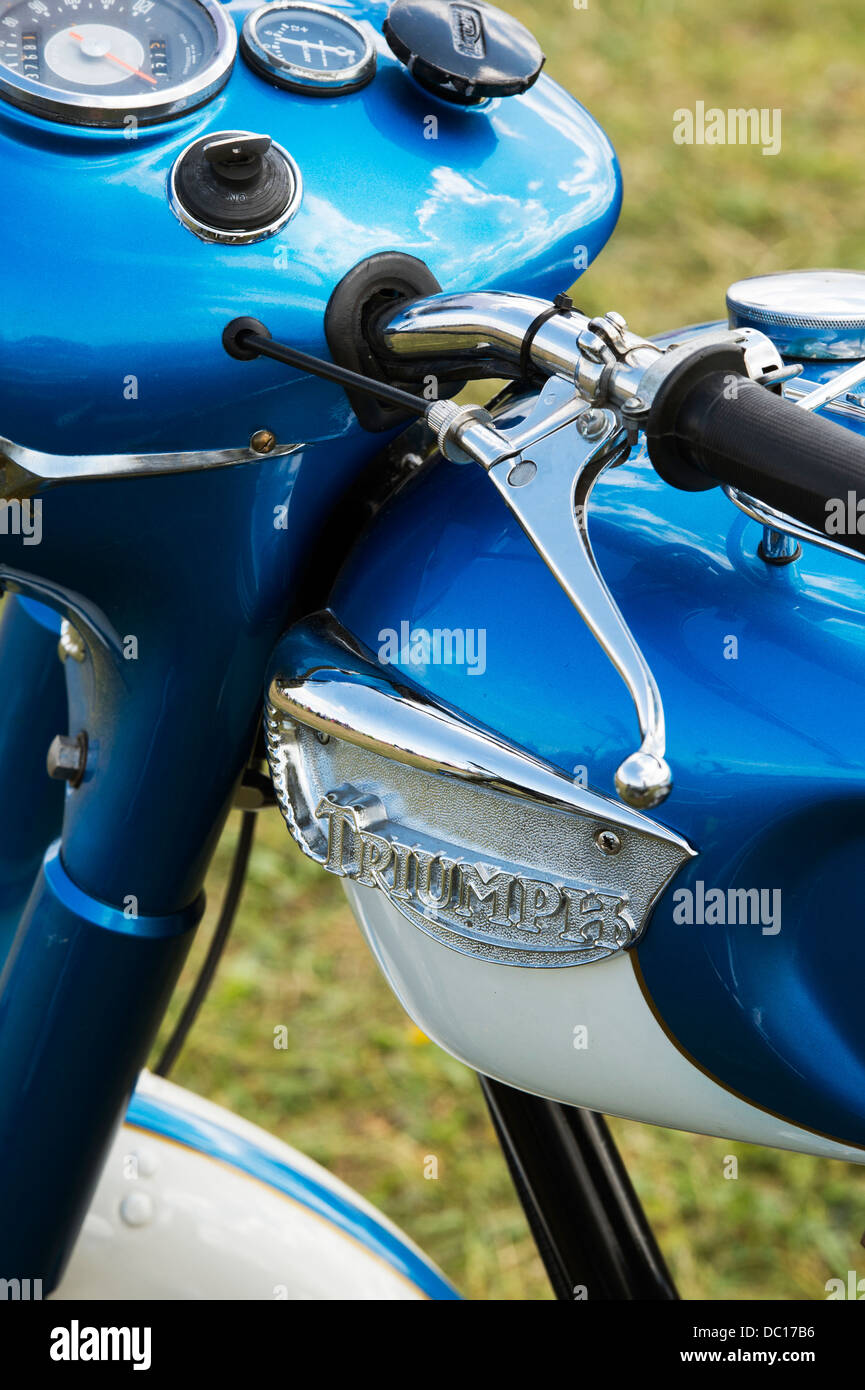 Triumph motorcycle, Twenty One , 3TA . Classic british motorcycle Stock ...