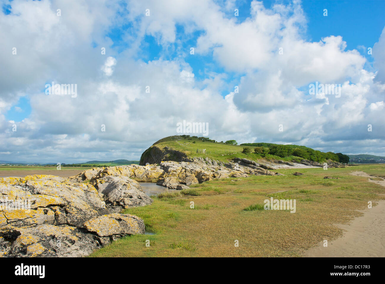 The limestone outcrop of Humphrey Head, South Lakeland, Cumbria ...
