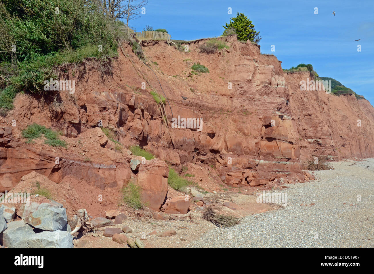 Jurassic coast cliff collapse hi-res stock photography and images - Alamy