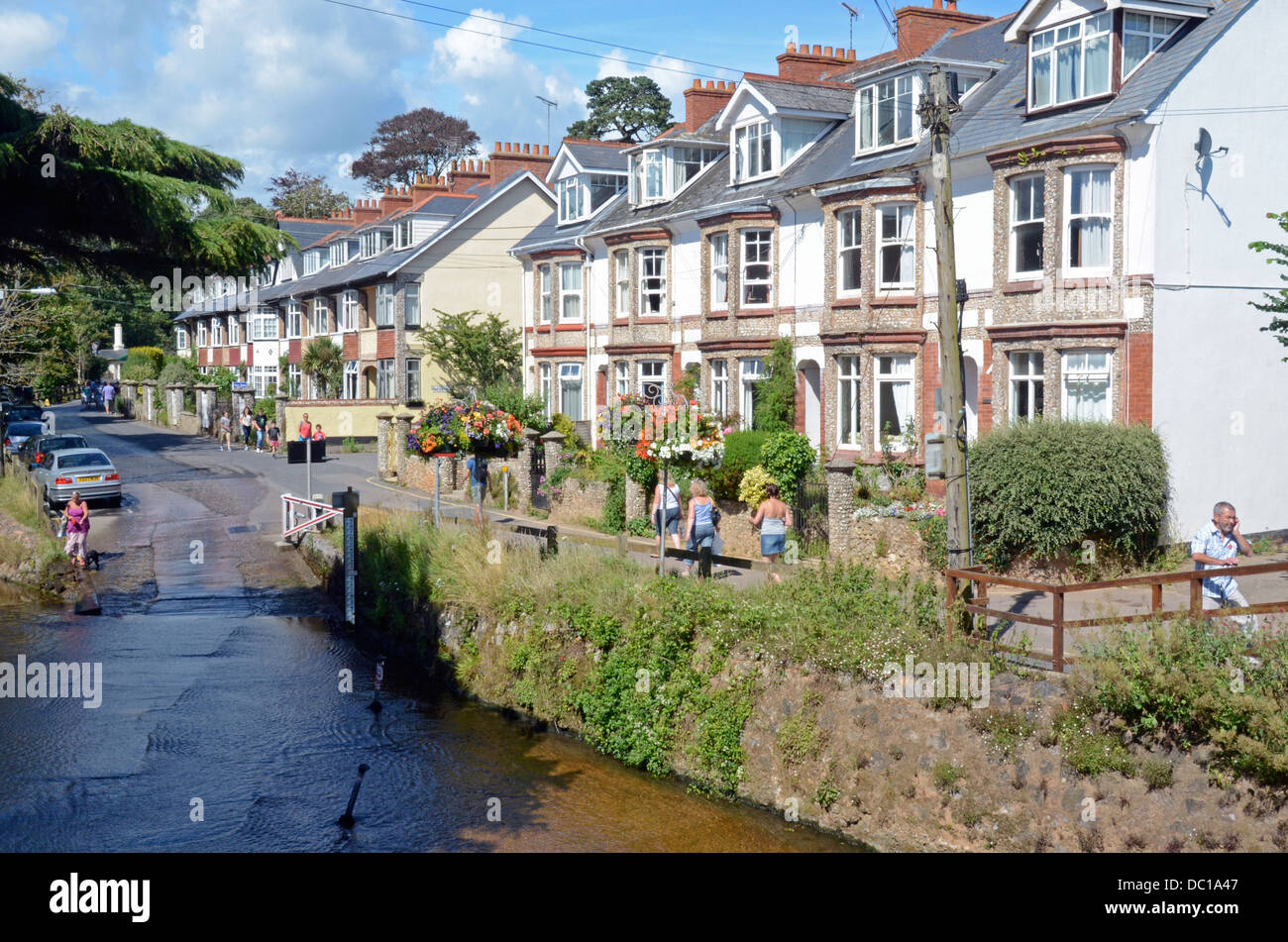 The ford at Sidmouth, Devon, UK Stock Photo - Alamy