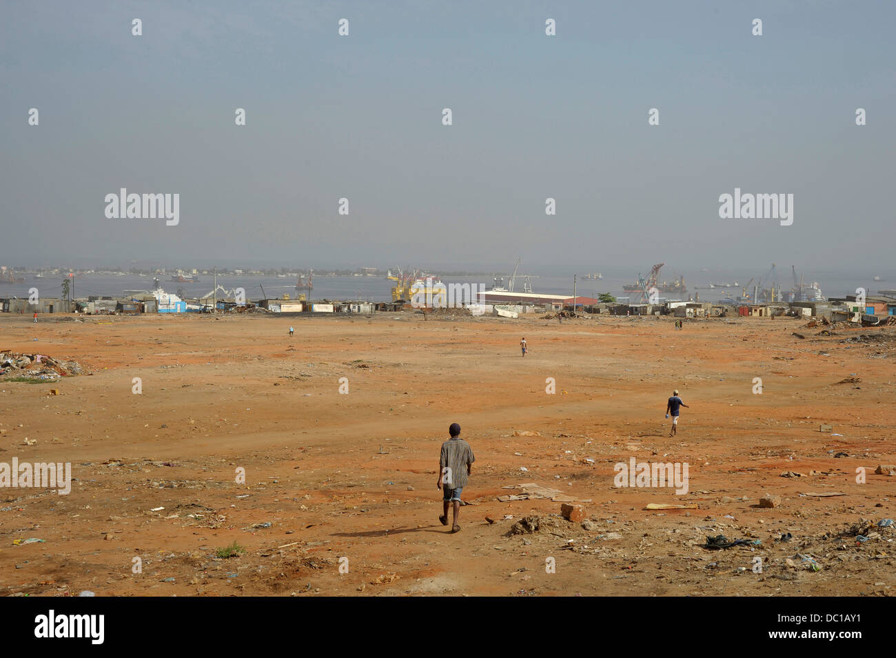 Angola Luanda 25 January 2011 An extremely poor area without facilities ...