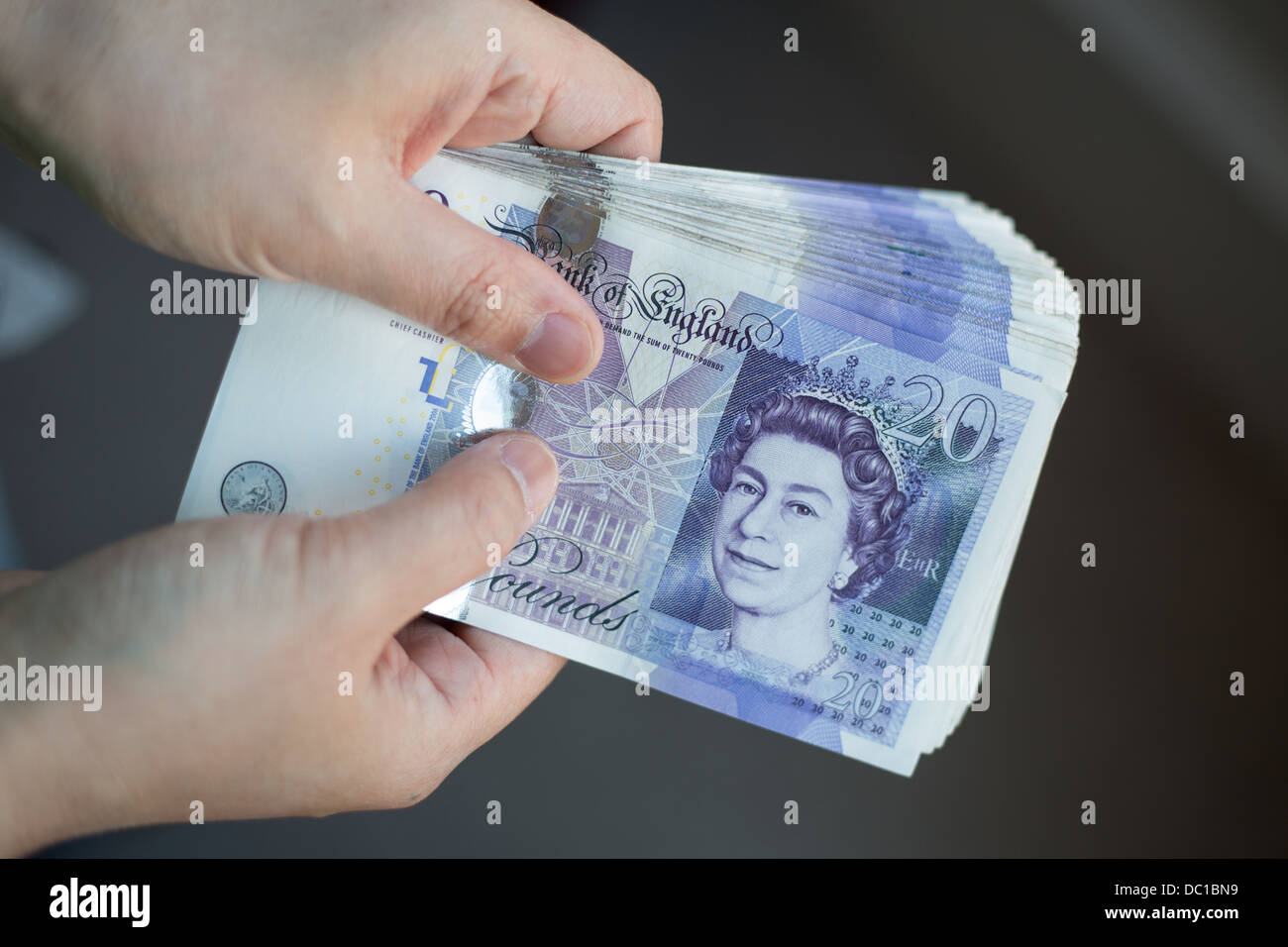 Cash money banknotes british pounds hi-res stock photography and images ...