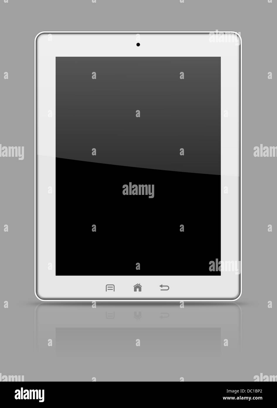 Ebook reader illustration Black and White Stock Photos & Images - Alamy