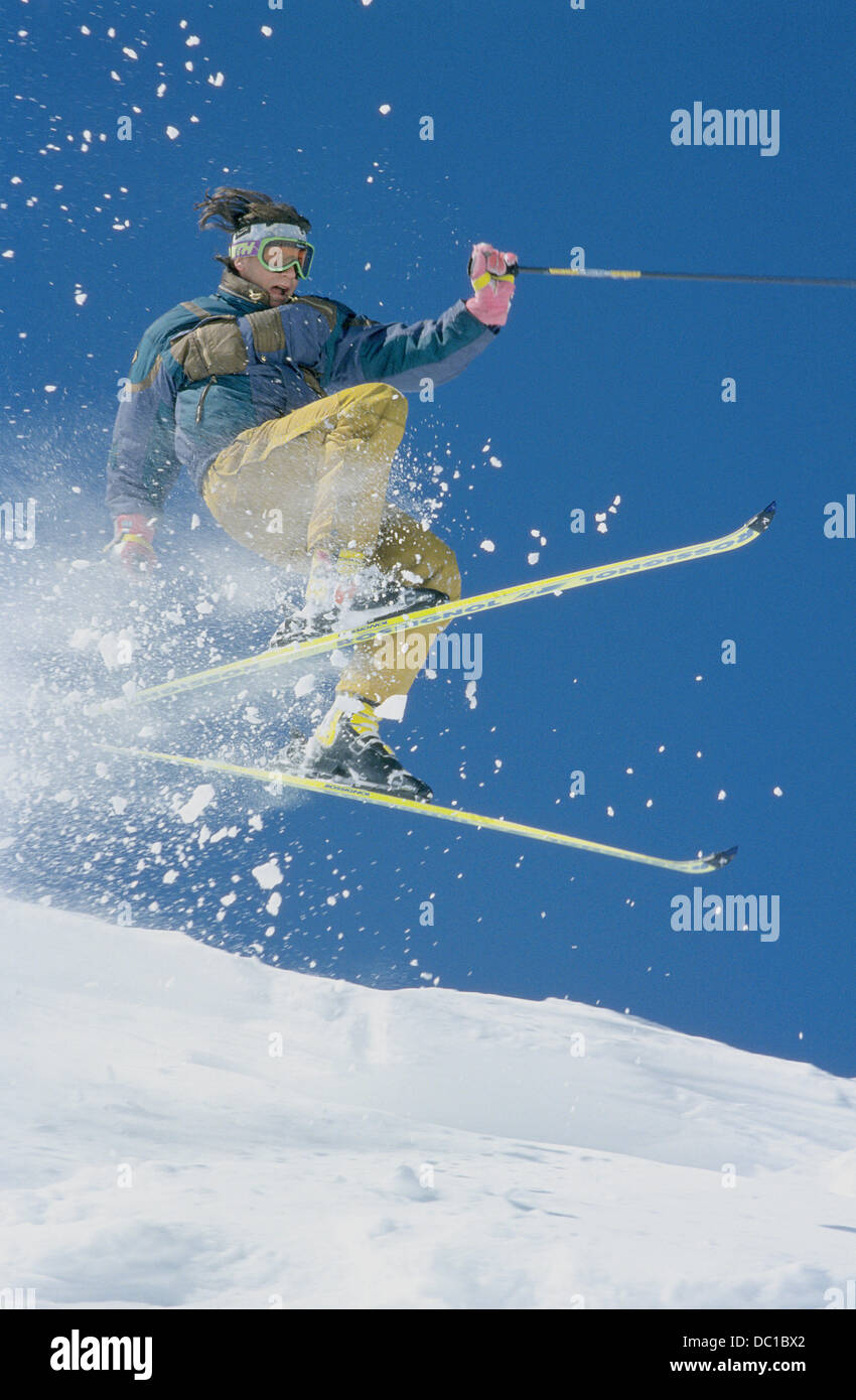 Skier Cornice High Resolution Stock Photography and Images - Alamy