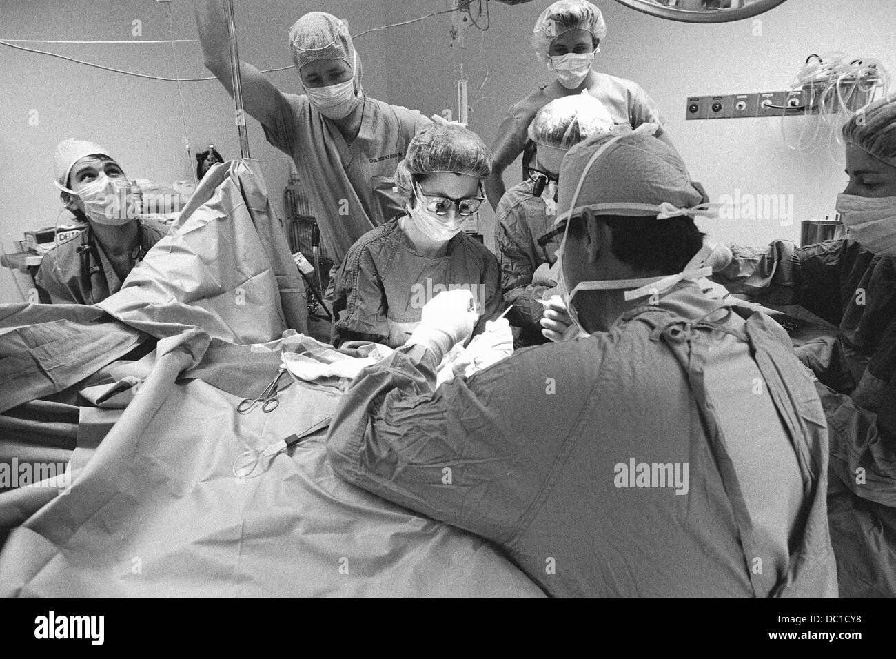 Difficult surgery Black and White Stock Photos & Images - Alamy