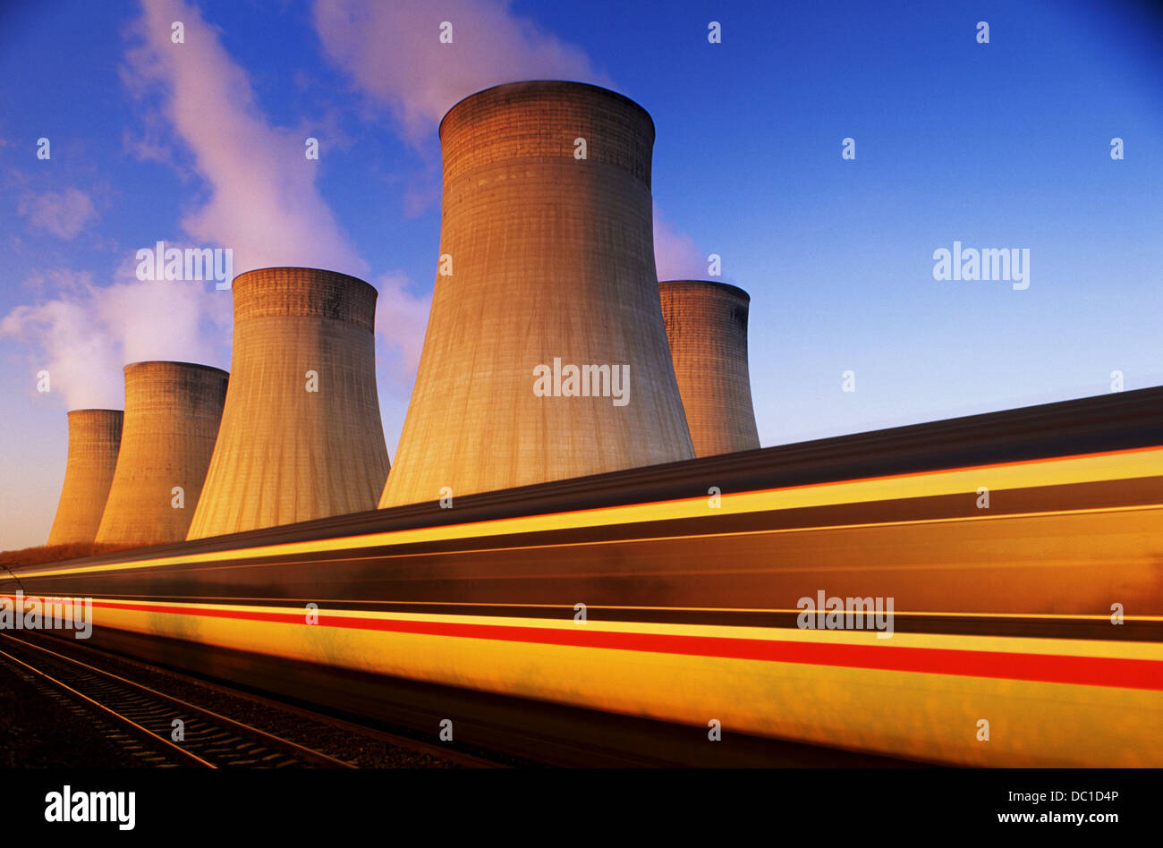 Power station train hi-res stock photography and images - Alamy