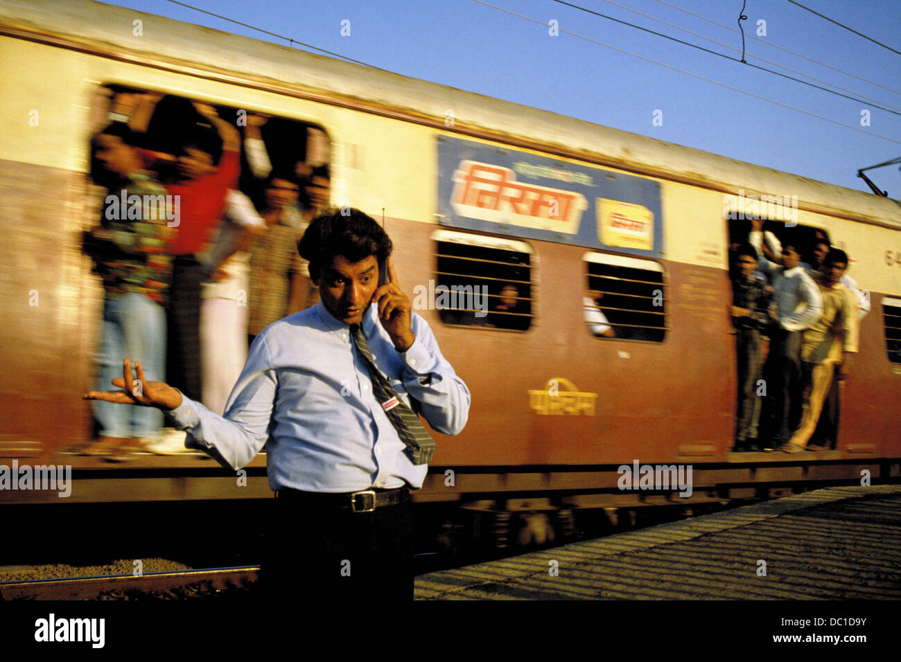 Mumbai local train. India Stock Photo - Alamy