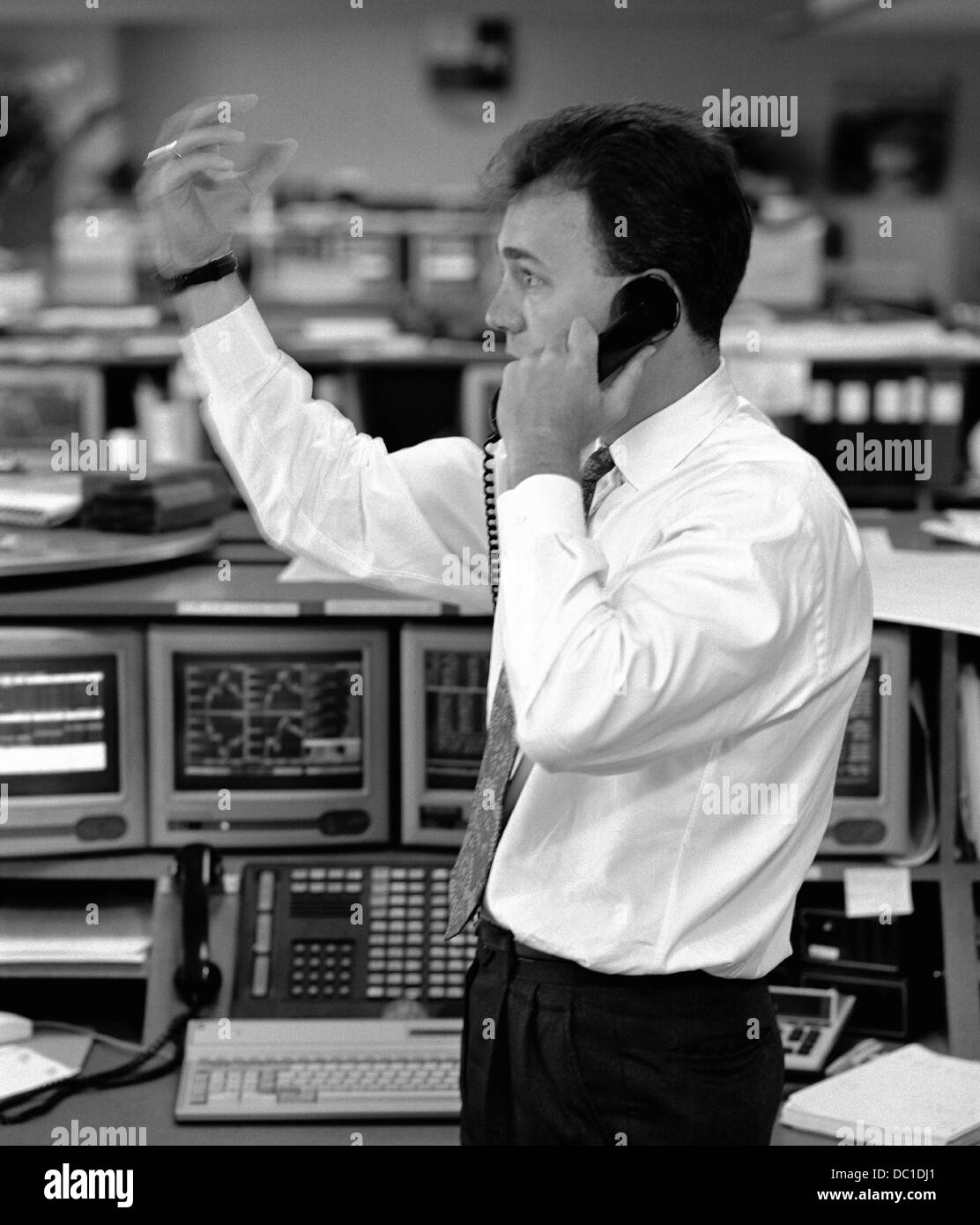 Hand command signal Black and White Stock Photos & Images - Alamy