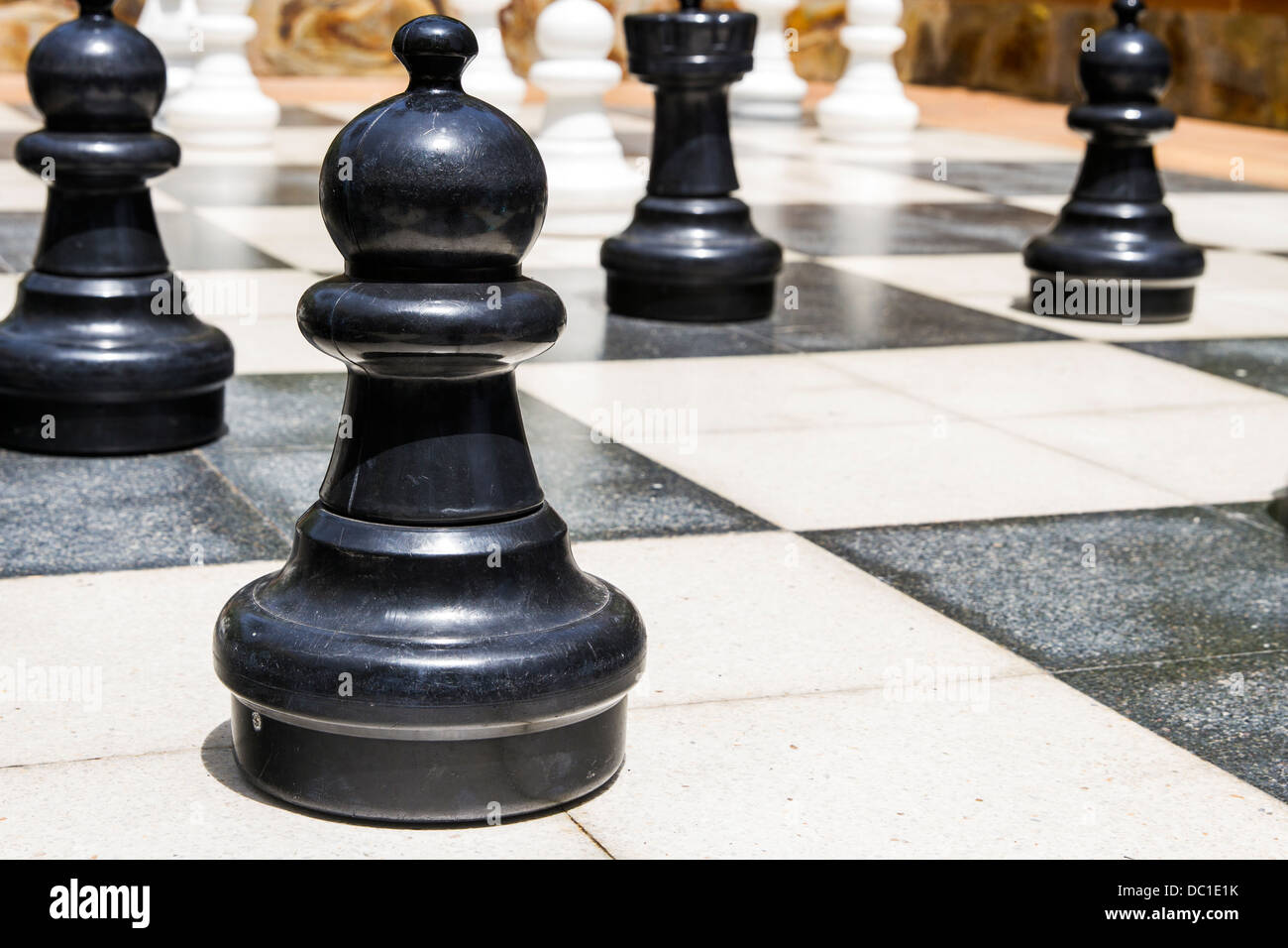 Oversized chess hi-res stock photography and images - Alamy