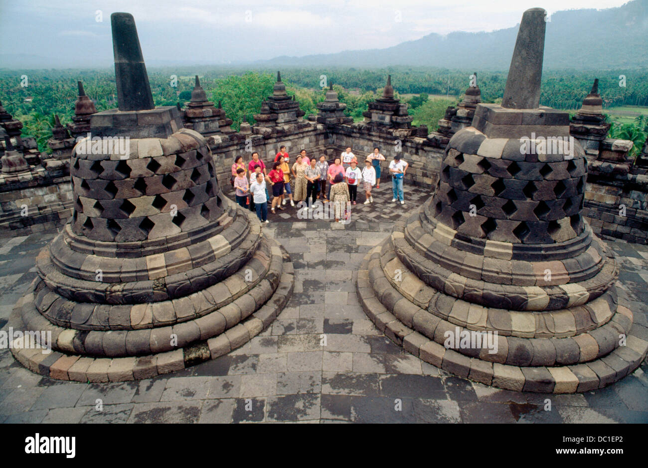 Borobudur buddhist temple. Java. Indonesia Stock Photo - Alamy