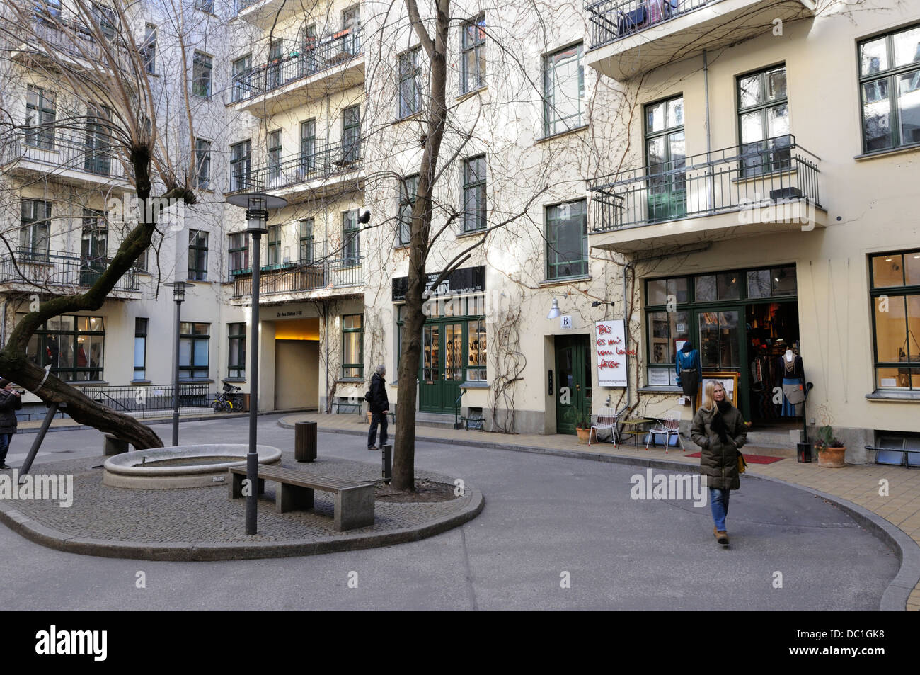 Hackescher courtyards hi-res stock photography and images - Alamy