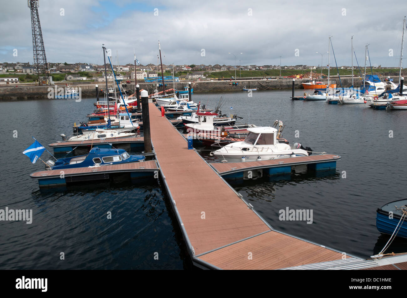 The Marina at Wick harbour, Caithness, Scotland, UK Stock Photo - Alamy