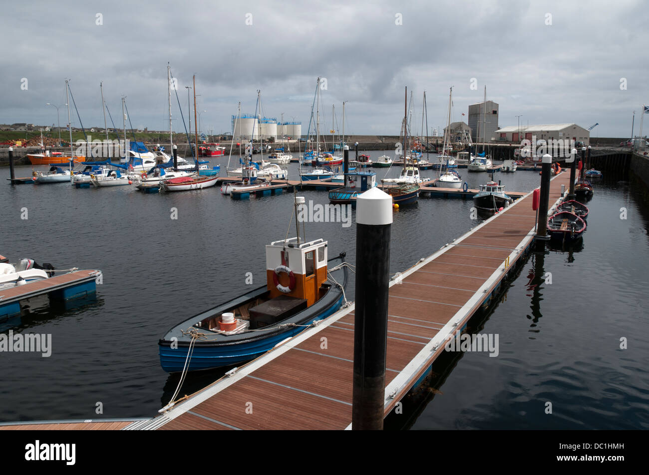 The Marina at Wick harbour, Caithness, Scotland, UK Stock Photo - Alamy