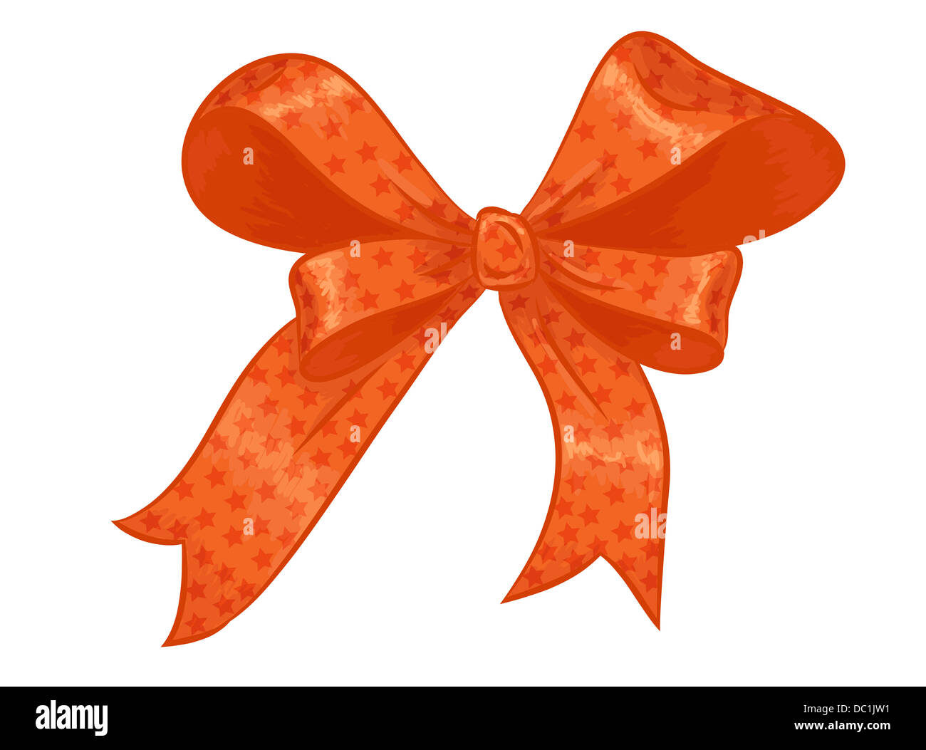 orange gift bow Stock Photo - Alamy