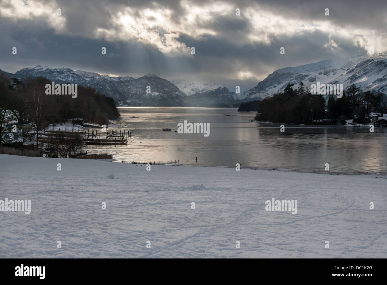 Catbells in winter hi-res stock photography and images - Alamy