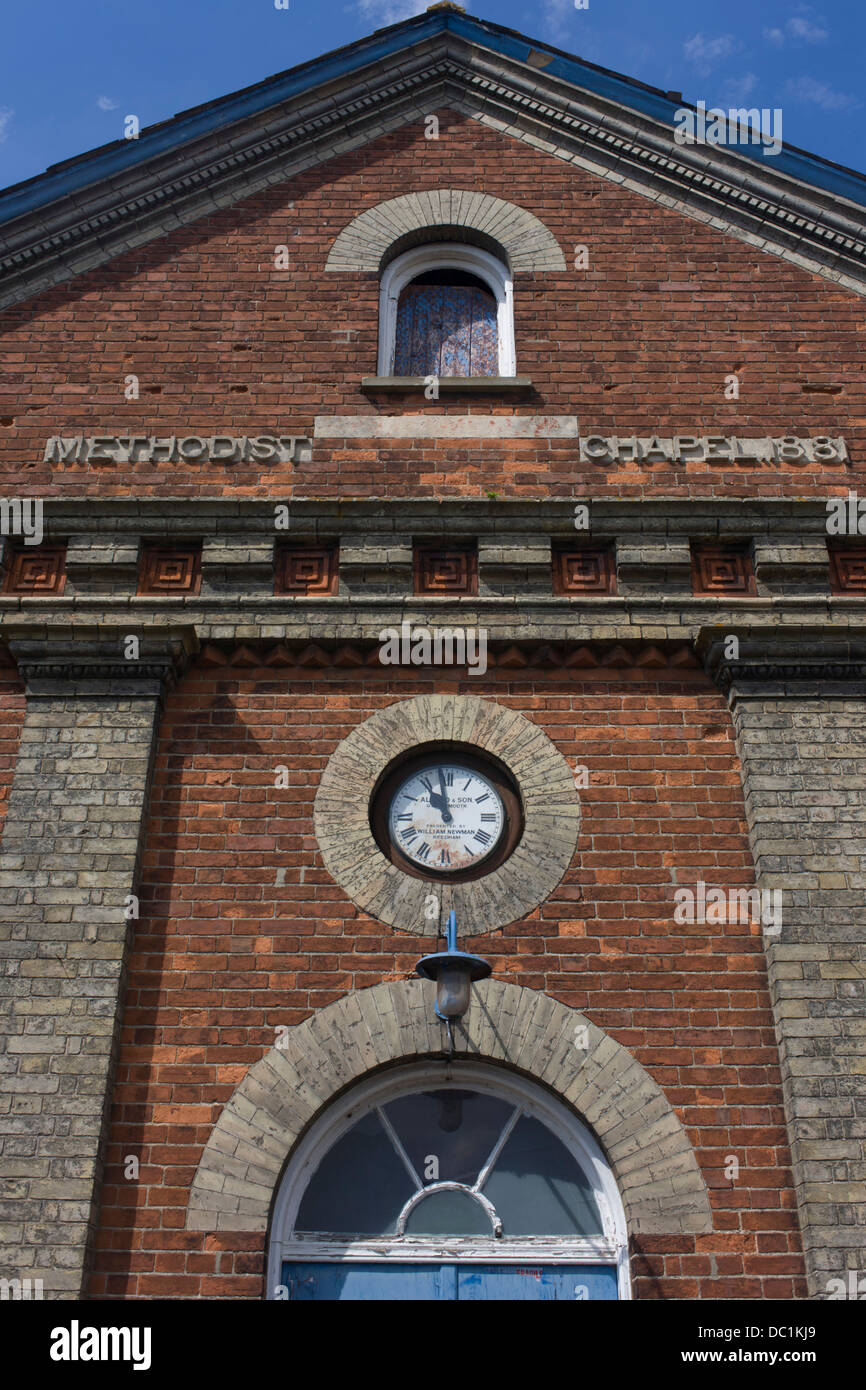 Exterior of the Victorian Methodist chapel in Reedham, a small village ...