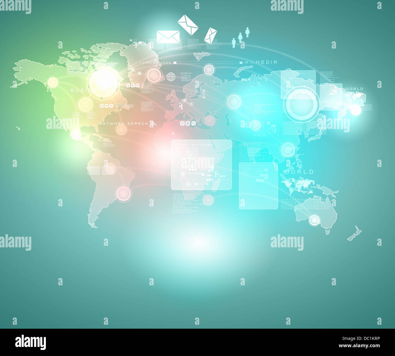 Internet concept illustration Stock Photo - Alamy