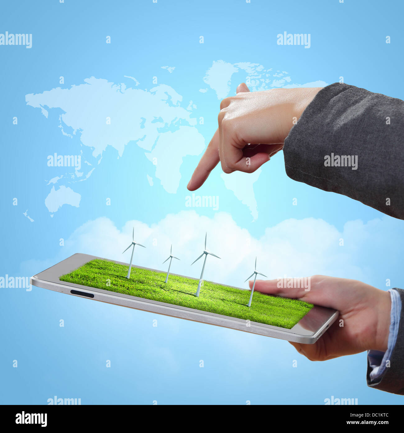 technology for ecology protection Stock Photo - Alamy