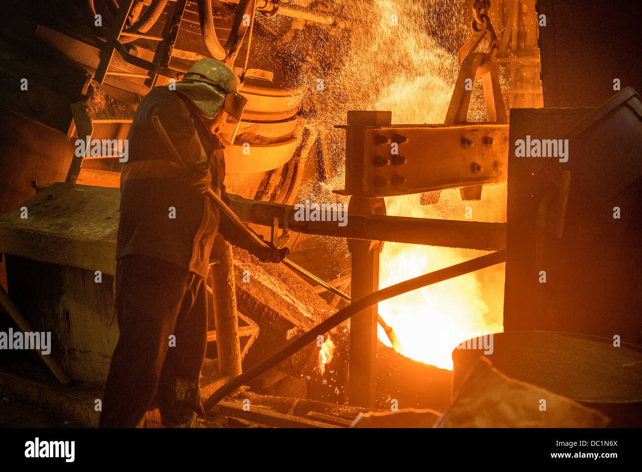 Steel making furnace hi-res stock photography and images - Alamy