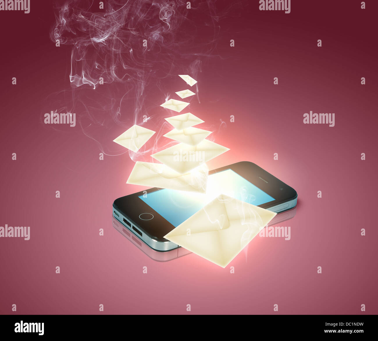 Modern communication technology Stock Photo - Alamy