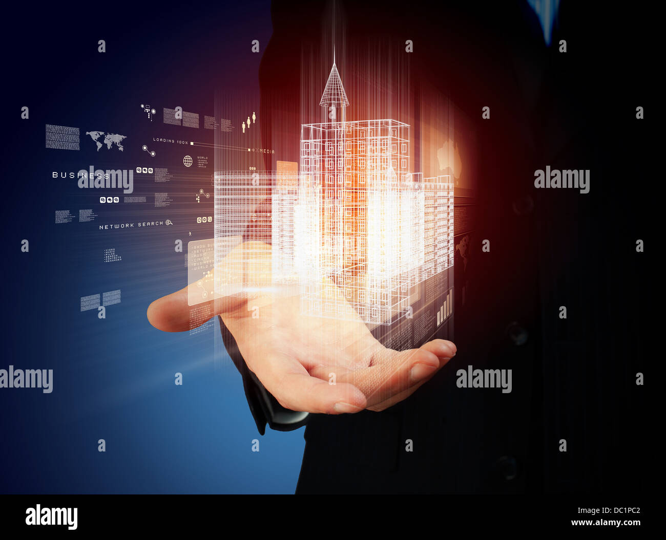 engineering automation building design Stock Photo - Alamy
