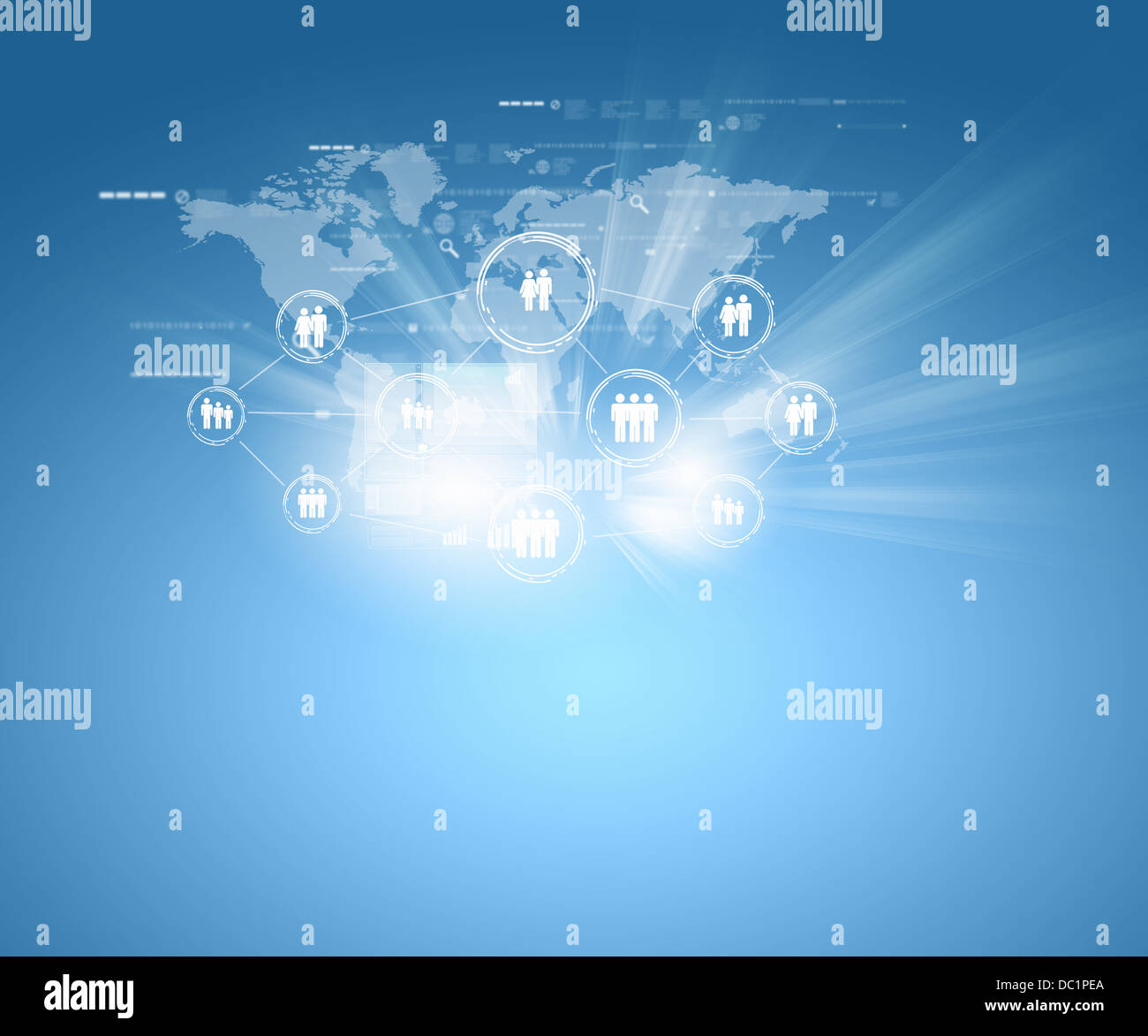 Internet concept illustration Stock Photo - Alamy