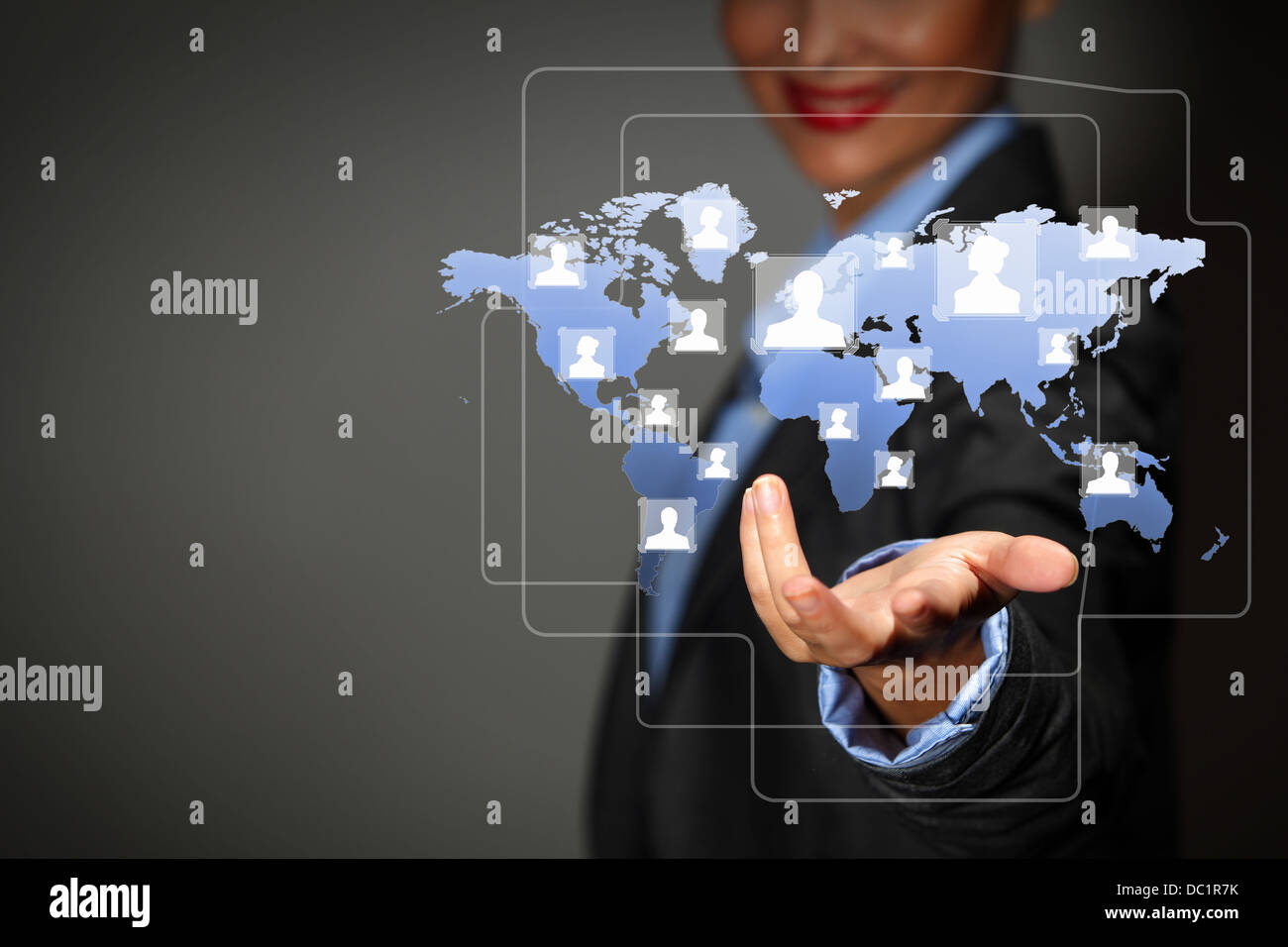 Modern wireless technology and social media Stock Photo - Alamy