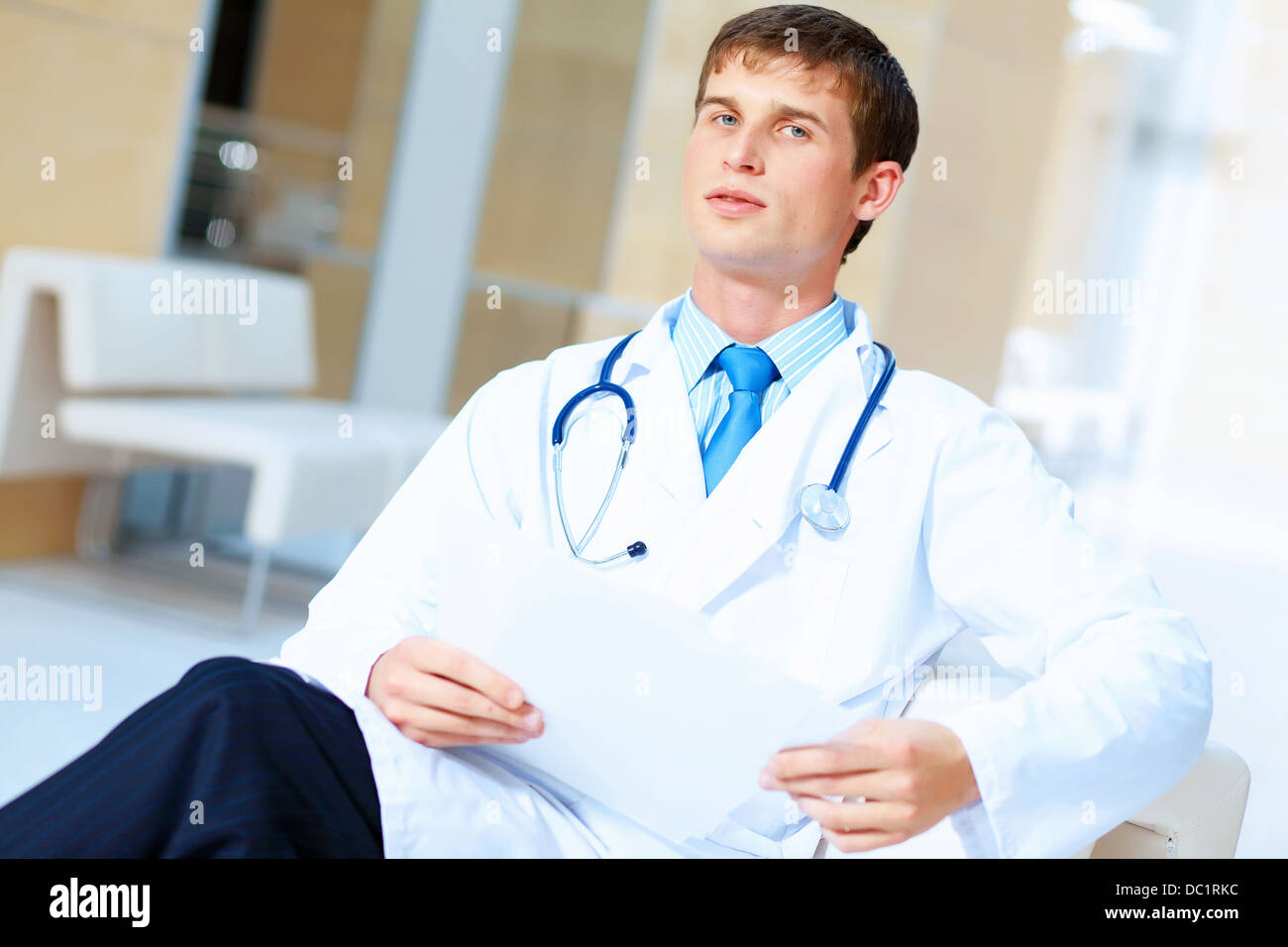 friendly male doctor Stock Photo - Alamy