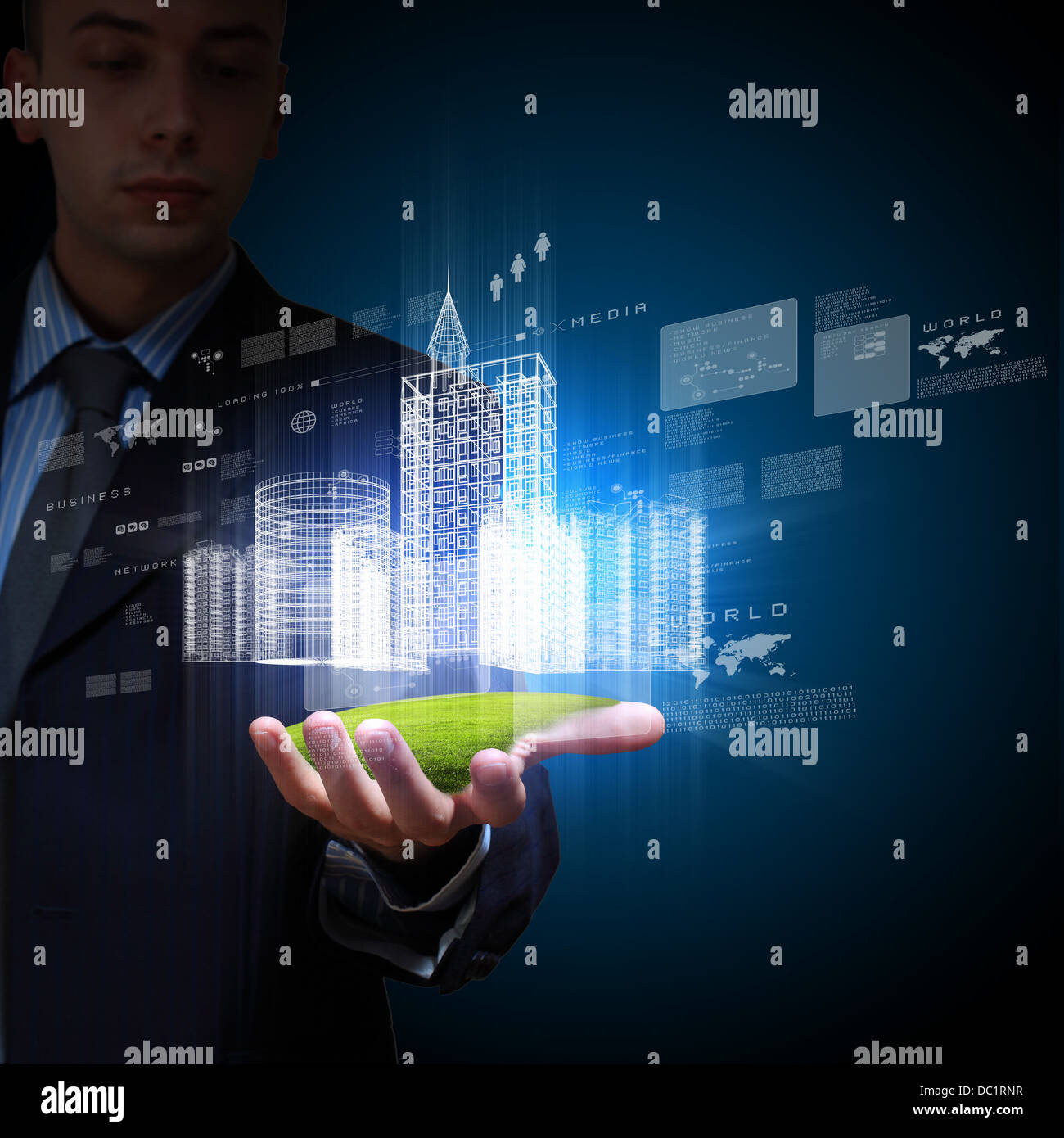 engineering automation building design Stock Photo - Alamy