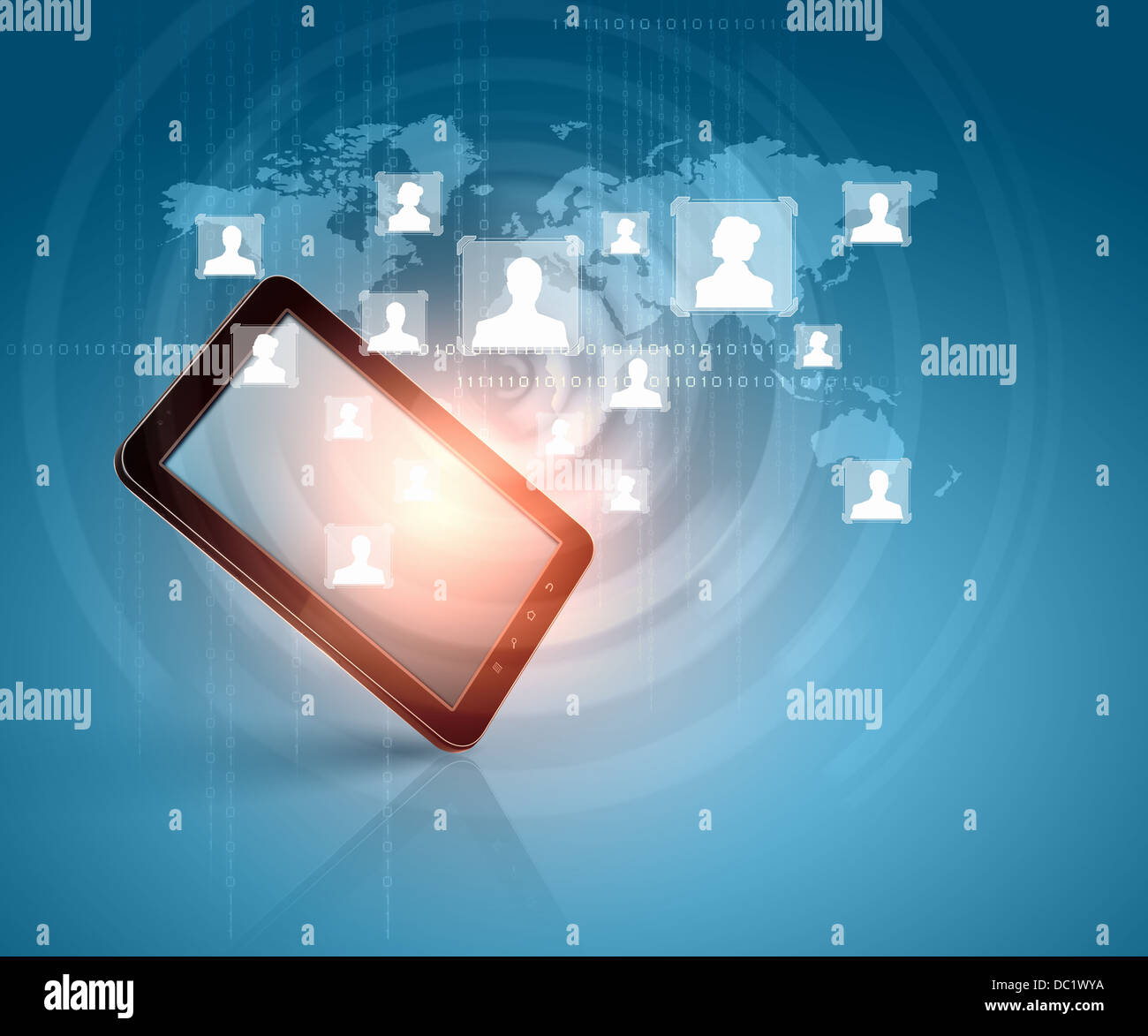 social network communication Stock Photo - Alamy