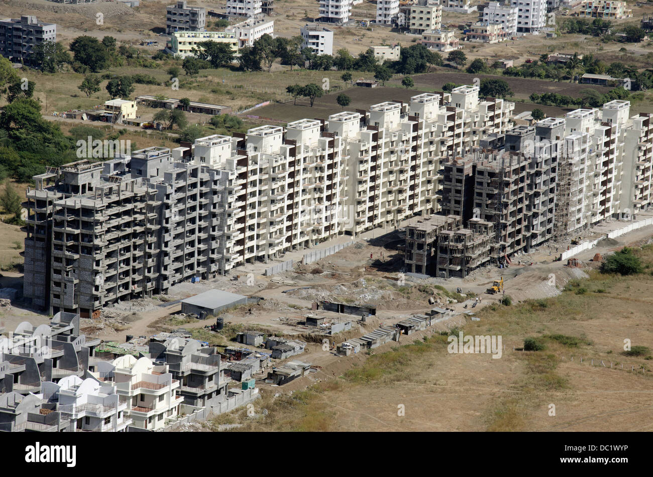 Aerial view of Nasik city from Pandav Leni. Nasik, Maharashtra, India ...