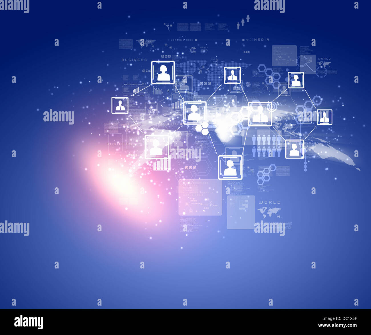 Internet concept illustration Stock Photo - Alamy