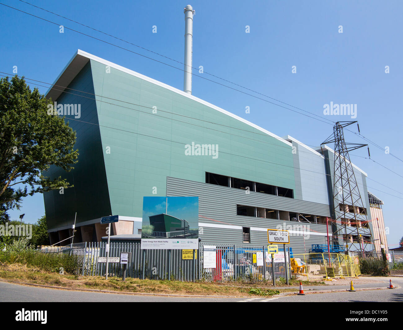 Exeter's new Energy From Waste (EfW) plant at Marsh Barton, Exeter ...