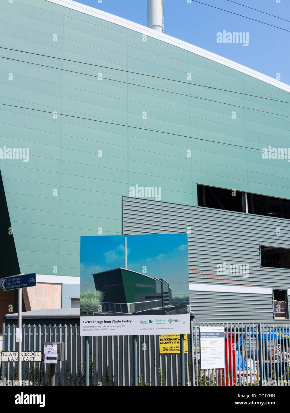 Exeter's new Energy From Waste (EfW) plant at Marsh Barton, Exeter ...