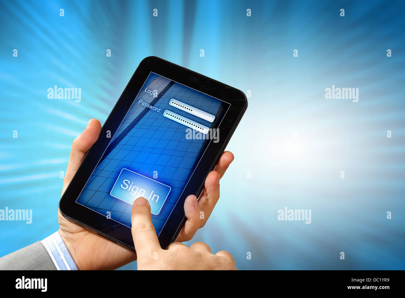 login with email and password Stock Photo - Alamy