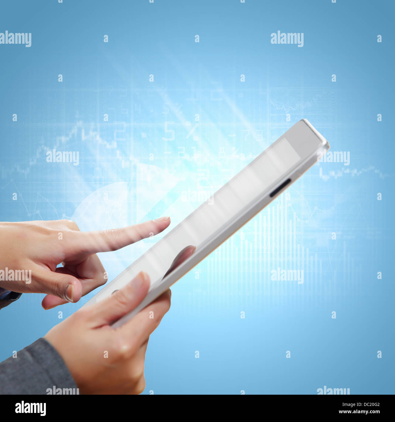 Touch screen computer device Stock Photo - Alamy