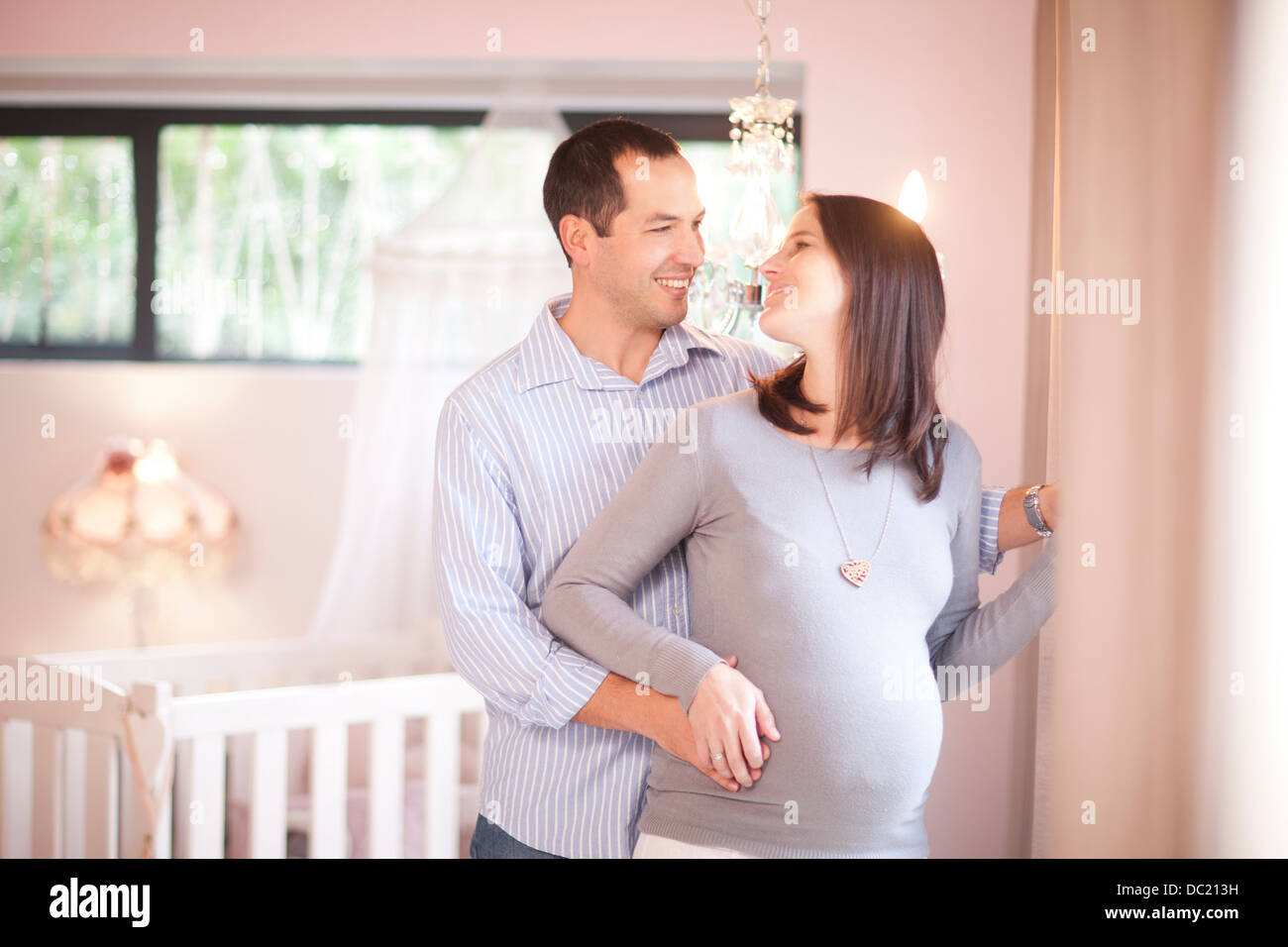 Expectant mother and nursery hi-res stock photography and images - Alamy