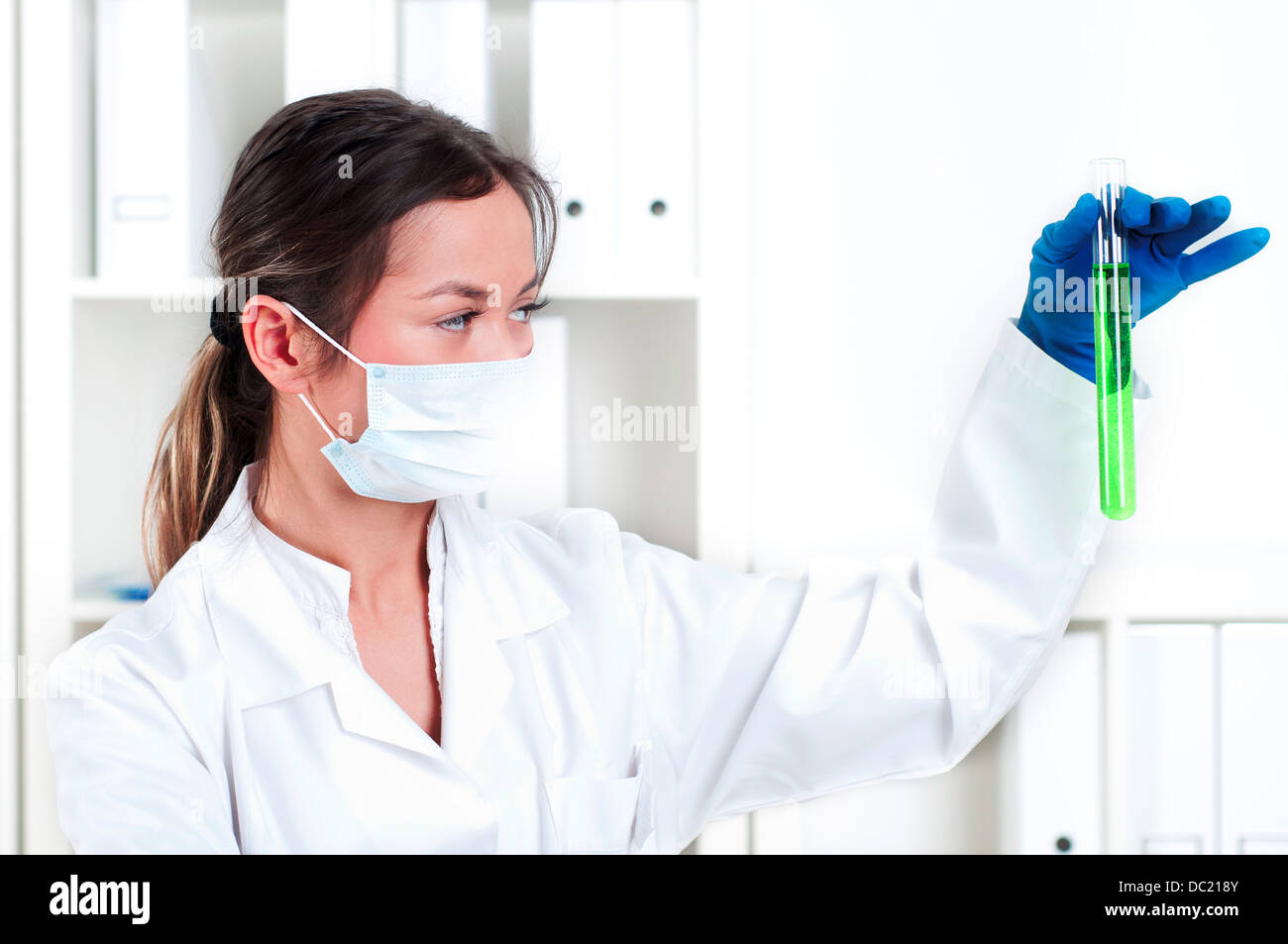 portrait of chemist Stock Photo - Alamy